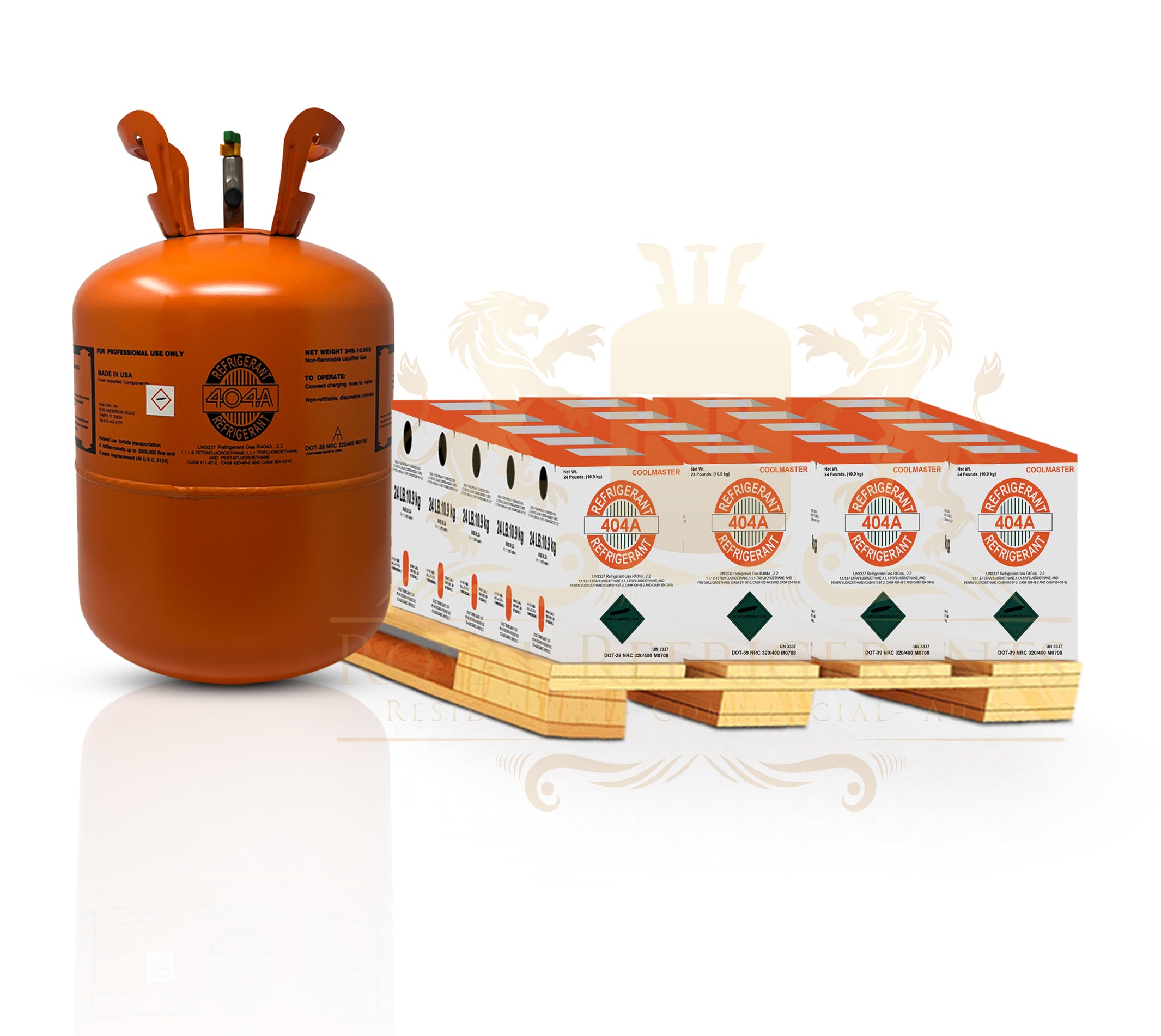 R404A Refrigerant with Fast & Free Shipping | Buy Now - Royal Refrigerants