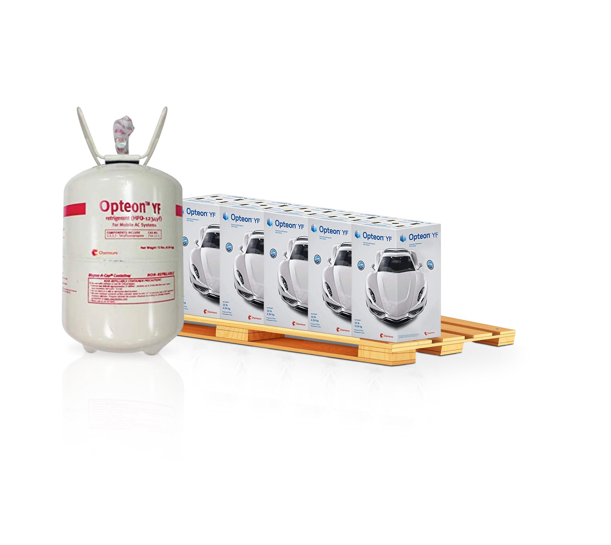 Buy R1234YF Refrigerant 10 lb - Royal Refrigerants